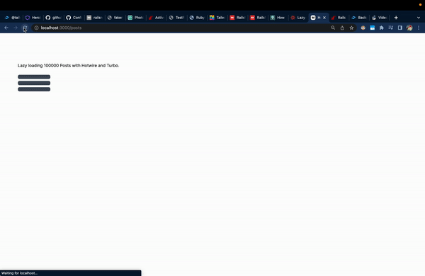 Simple Lazy Loading In Rails With Hotwire And Turbo Frames